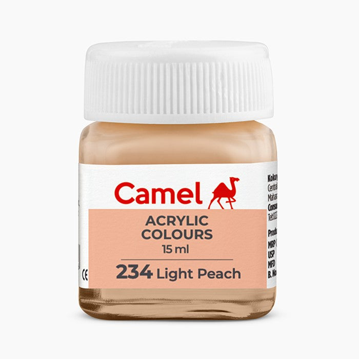 Camel Acrylic Colours - Light Peach - 15 Ml – Goyalbazaar